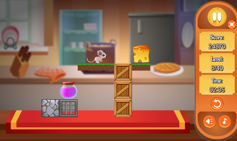Mouse and Cheese Puzzle HTML5 Games – Tool Sello – ToolSello